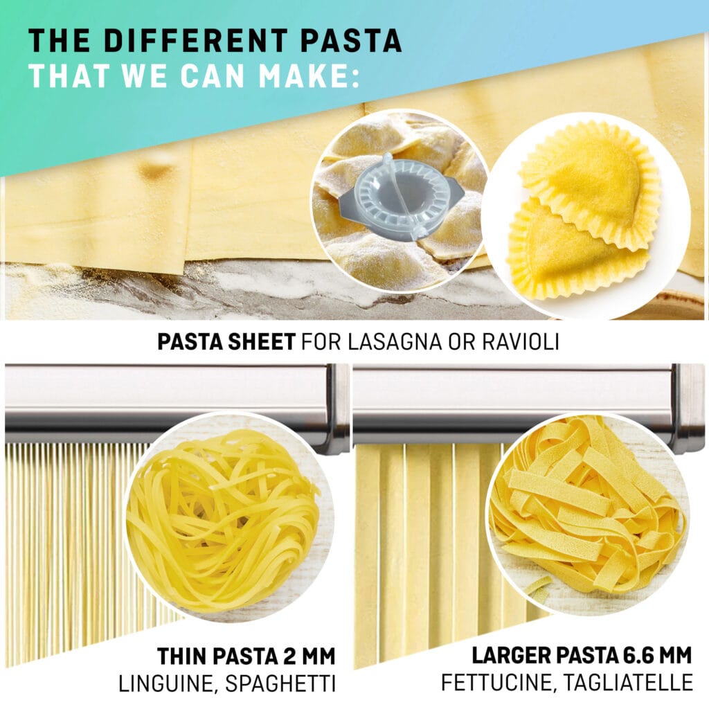 Manual pasta maker with dryer and ravioli maker - VeoHome - Kitchen and ...